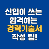 신입도 경력기술서 합격하는 경력기술서 작성 팁 네이버 블로그